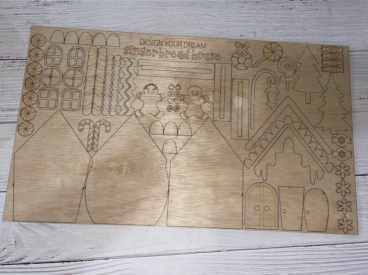 Design Your Dream Gingerbread House Kit – Wicked Gold