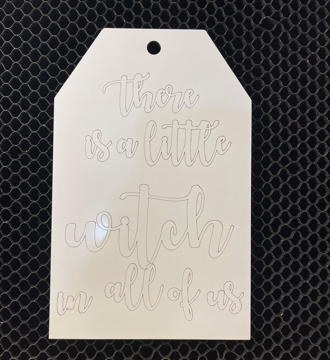 There is a little witch in all of us Sign Blank Set – Wicked Gold