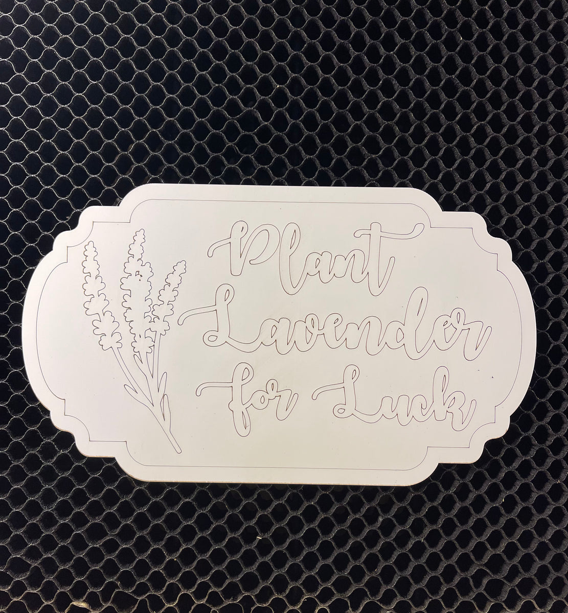 Plant Lavender for Luck Sign Blank Set – Wicked Gold