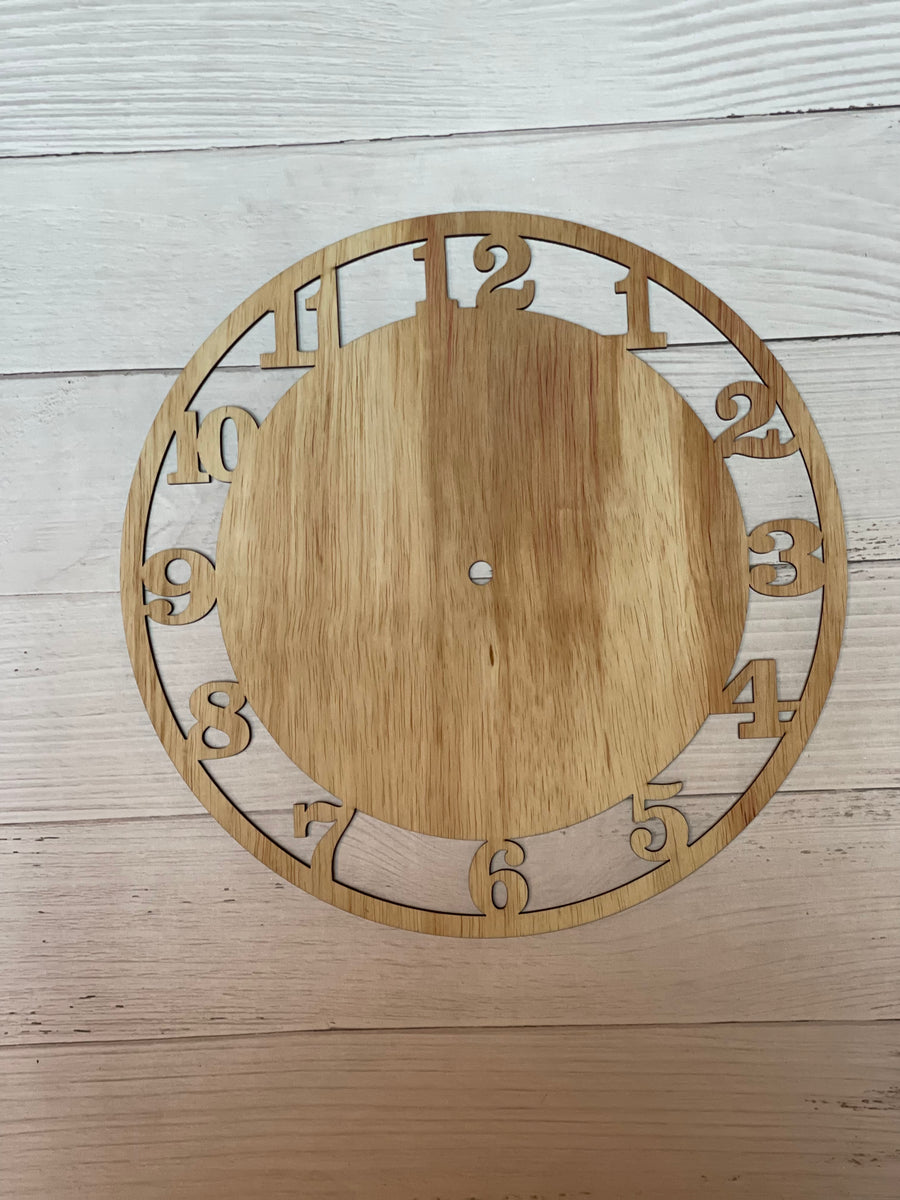 Clock Frame - Laser Cut Unfinished Wood Project – Wicked Gold